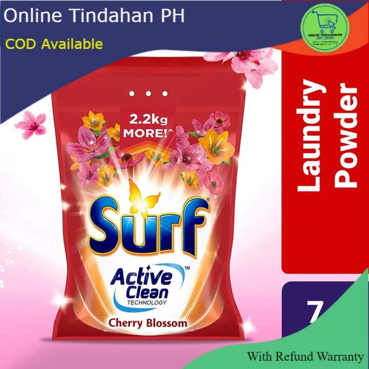 Surf Cherry Blossom Laundry Powder Detergent 7.5kg Pouch | Lazada PH