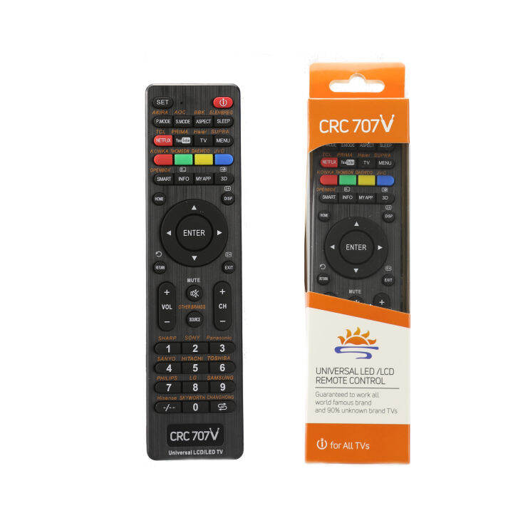 Universal LED/LCD Remote Control CRC-707V | Lazada