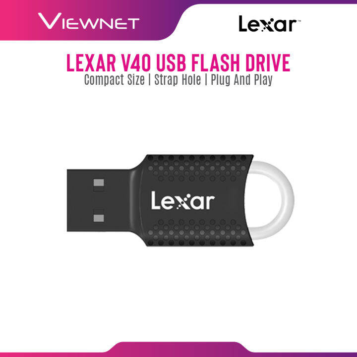 Lexar Jumpdrive V40 Pendrive (16GB / 32GB / 64GB) with USB 2.0 Connection, Plug and Play | Lazada
