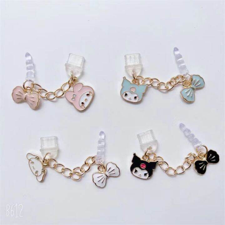 Sanrio android Anime cute cinnamoroll mobile phone charm type c anti ...