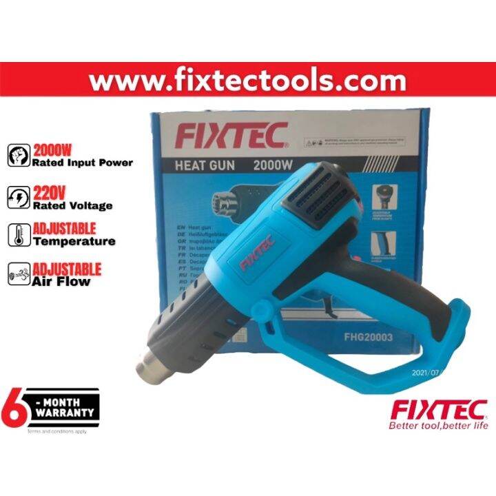Fixtec 2000 Watts Electric Heat Gun With Temperature And Air Flow ...