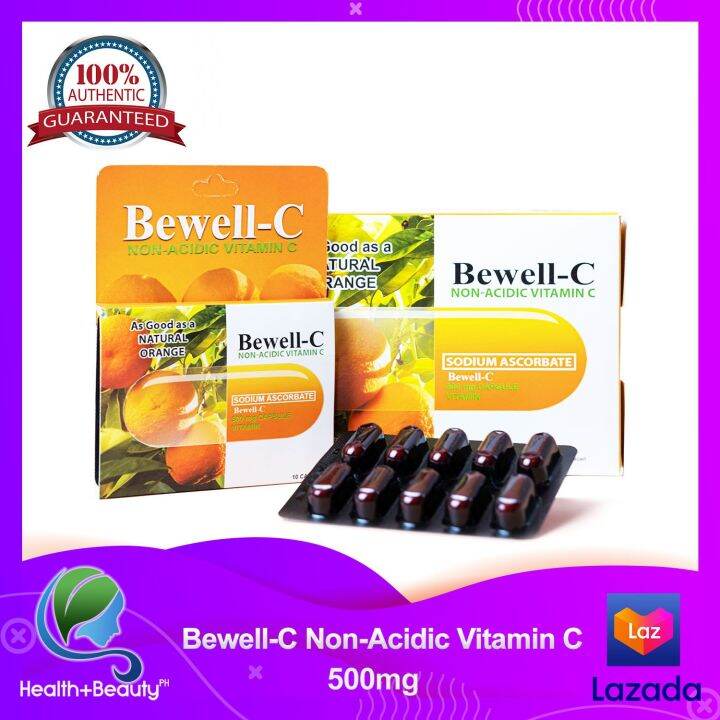 Bewell-C Non-Acidic Vitamin C Sodium Ascorbate 500mg | Lazada PH