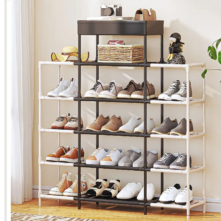 Multifunction 4 Layer Double-color Matching Shoe Rack Organizer ( YH ...