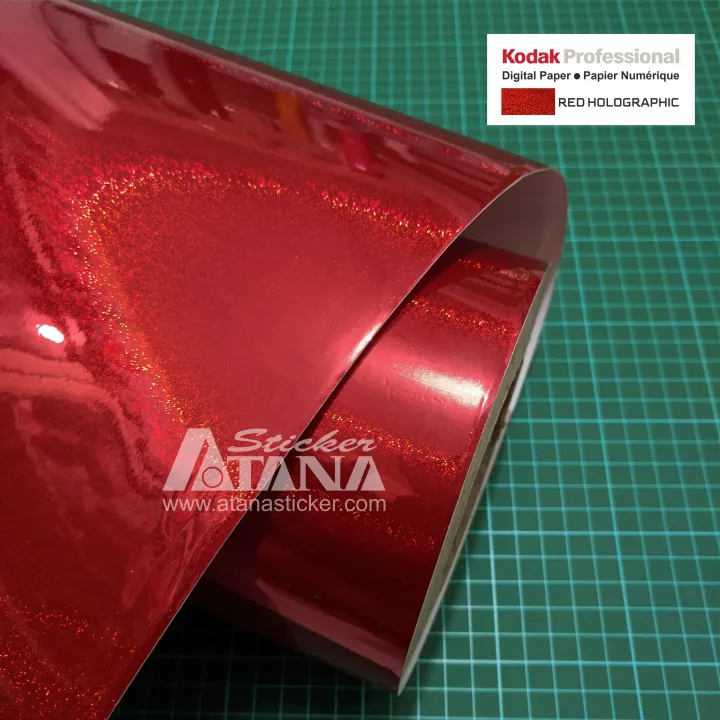 Kodak Professional Skotlet Merah Hologram Sticker Red Holographic Pasir ...