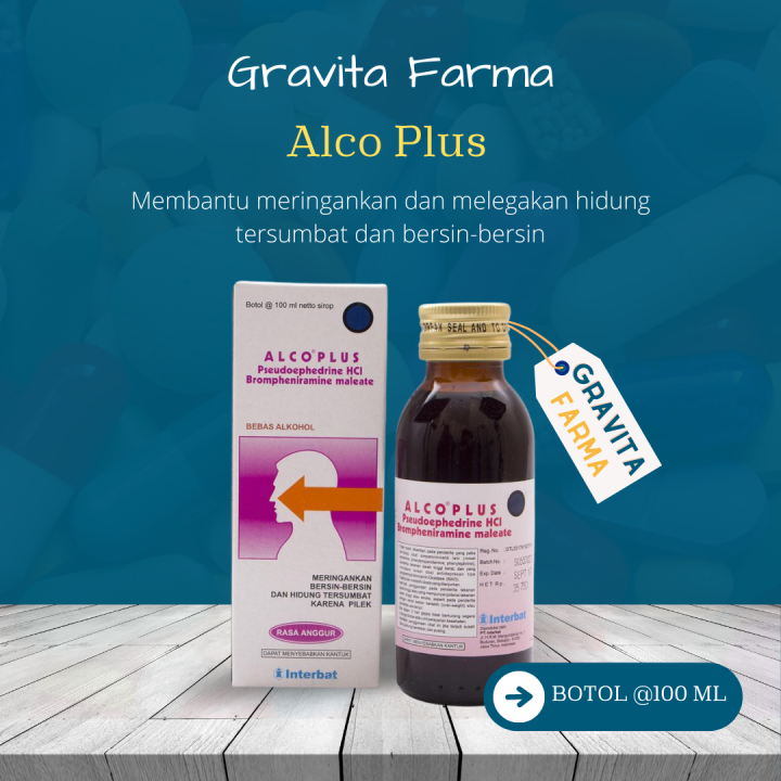 Alco Plus Sirup 100 mL - Obat Pilek dan Flu | Lazada Indonesia