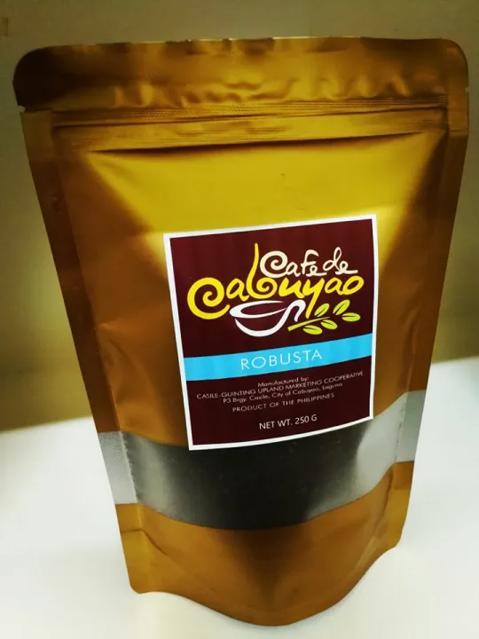 Cafe de Cabuyao Roasted Pure Robusta Brewed Coffee 250g | Lazada PH