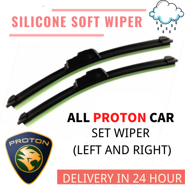 SILICONE SOFT Wiper - PROTON Ertiga/Exora/Gen 2/Persona/Inspira/Wira/Waja/Suprima S/Preve ...