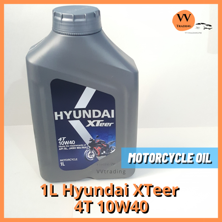 1L Hyundai XTeer 4T 10W40 (FOR MOTORCYCLE) | Lazada PH