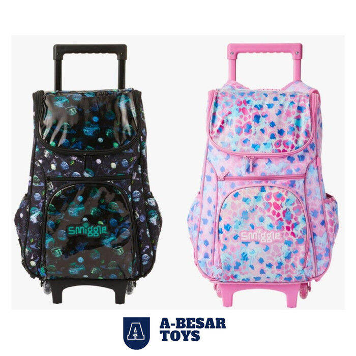 Smiggle Trolley Backpack Mirage Light Access Original - Troli Smiggle ...