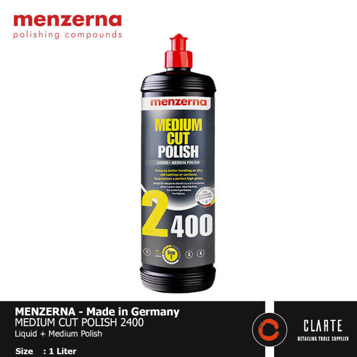 MENZERNA Medium Cut Polish 2400 - Liquid Plus Medium Polish - ORIGINAL Pack 1L | Lazada Indonesia