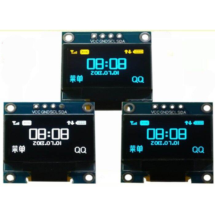 Modul Display OLED 128x64 LCD I2C 0.96 Inch White Arduino | Lazada ...