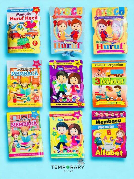 Belajar Menulis Dan Membaca Untuk Anak Paud Series | Lazada Indonesia