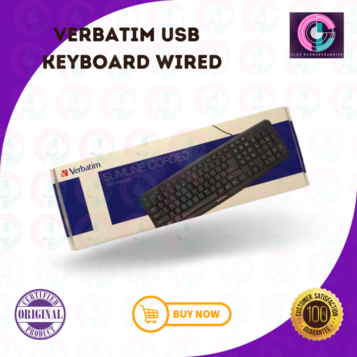 Verbatim USB Keyboard wired | Lazada PH