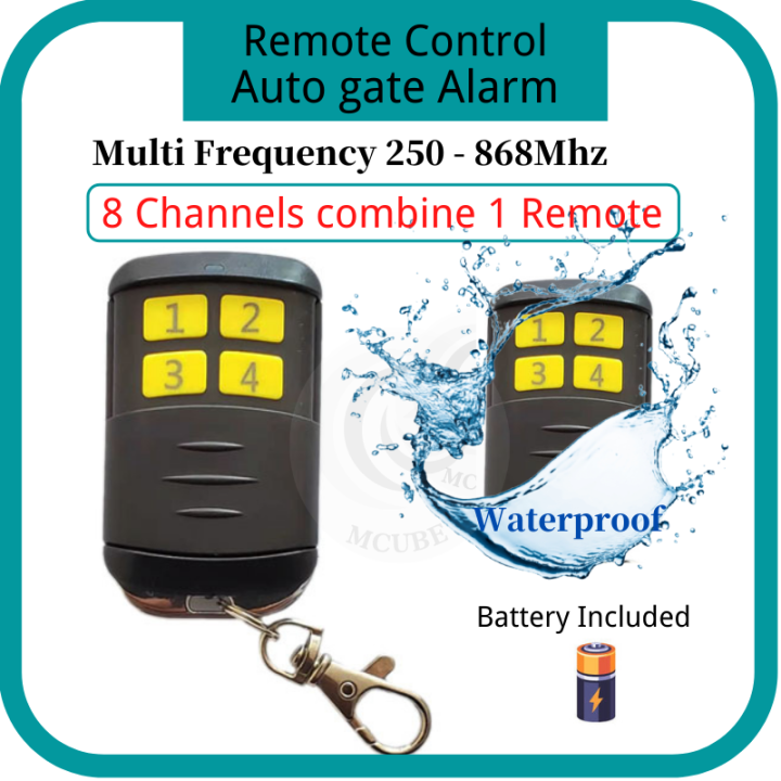 12 Channel Remote Control Autogate Alarm Remote Pagar 自动门遥控器 Multi ...