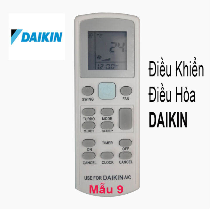 DAIKIN F และ ftn เครื่องปรับอากาศรีโมทคอนลปุ่มสีฟ้า DAIKIN aircon REMOTE CONTROL | Lazada.co.th