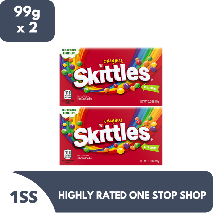 Skittles Original Theater Box 99g x 2 | Lazada PH
