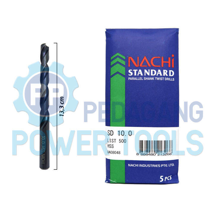 NACHI MATA BOR BESI 10 MM ASLI MATABOR 10MM HSS DRILL BITS ORIGINAL | Lazada Indonesia