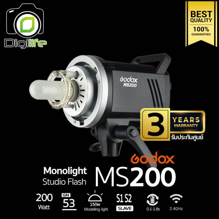 Godox Flash MS200 200W 5600K Bowen Mount - รับประกันศูนย์ Godox ...