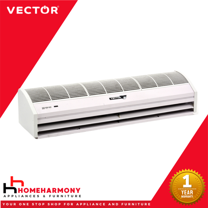 Vector Air Curtain Fan w/ Remote Controller VNWAC09 (White) | Lazada PH