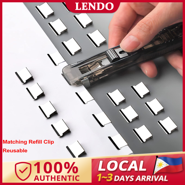 Seamless Staplers Push Clip Stapler Remover Binder Push Clamp File ...