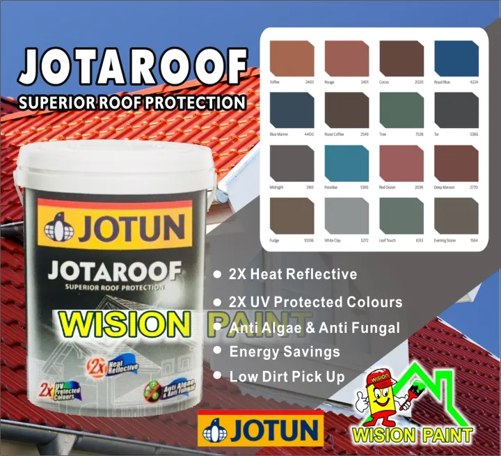 (15L) JOTUN JOTAROOF / SUPERIOR ROOF PROTECTION / ROOF PAINT / CAT ...