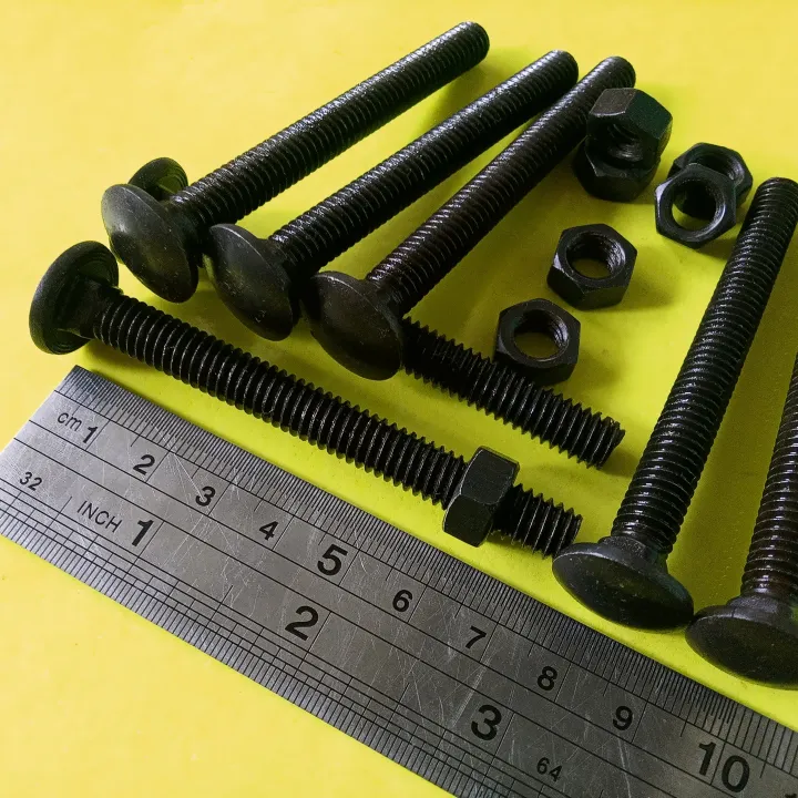 BAUT MUR CB 5/16 x 3" INCHI / BAUT M8 PANJANG 7.5CM / BAUT 12 KUNCI 12 ...