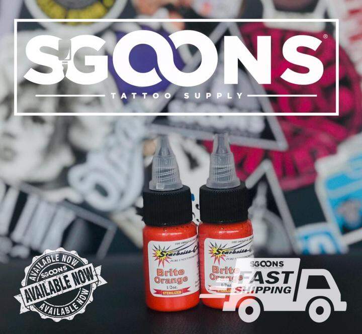 Tattoo Original Brite Orange Starbrite Inks 1/2 oz | SGOONS TATTOO ...