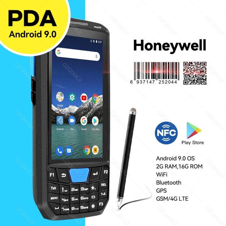 9.0 PDA Barcode Scanner 1D 2D QR Code Honeywell Newland Scanner IP66 ...