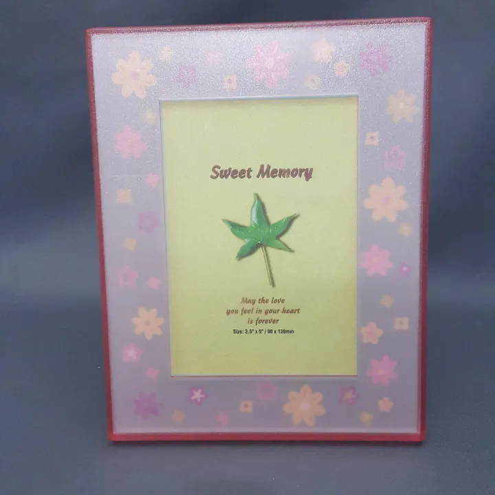 DIY Border Background Frosted Photo Frame 3R - 3.5 x 5 inches | Lazada PH