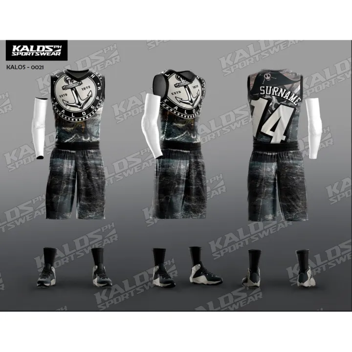0021 SEAFARER MARINE SEAMAN DESIGN BASKETBALL JERSEY SET SANDO AND ...