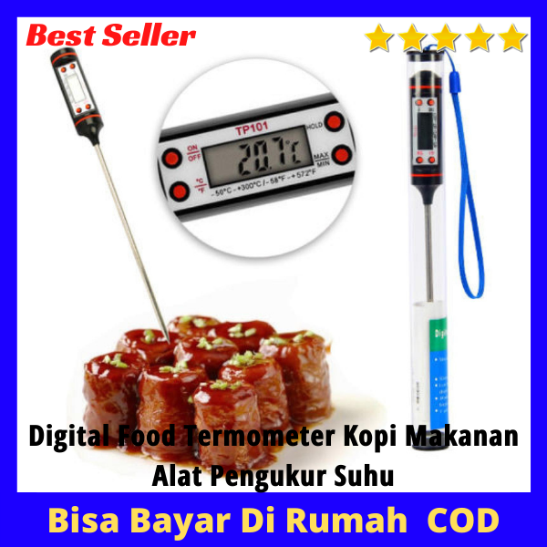 Digital Food Termometer Kopi Makanan Alat Pengukur Suhu - 66 / Digital ...