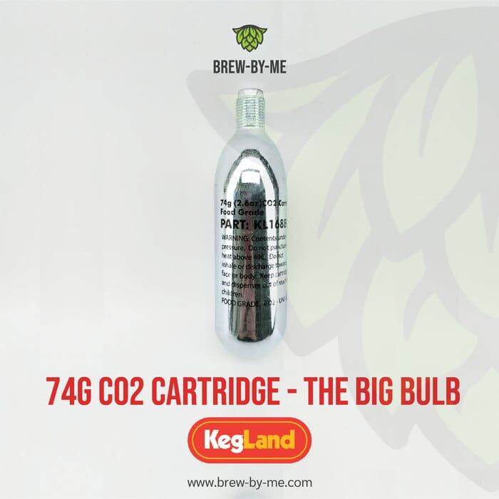 หลอด CO2 The Big Bulb 74 กรัม Food Grade สำหรับทำน้ำโซดา เบียร์ | CO2 ...