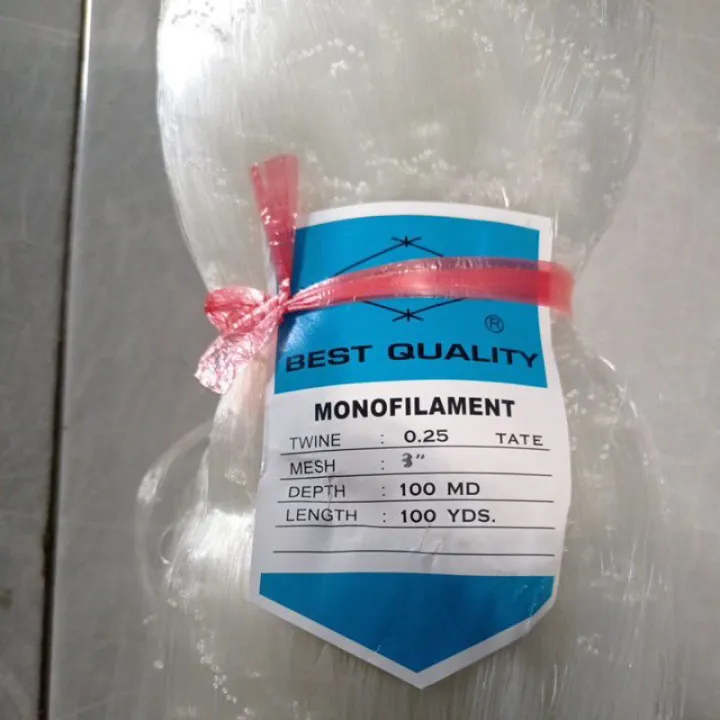 Jaring ikan Arida 0.25 3" 100md/100yds tate jaring pukat jaring ikan senar jaring Arida | Lazada ...