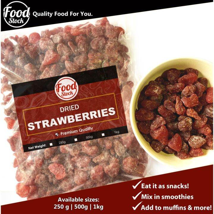 Dried Strawberries (250g, 500g, 1kg)♀ | Lazada PH