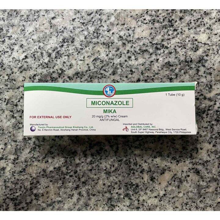 MIKA - Miconzole 20mg/g Antifungal Cream 10g Tube5pw | Lazada PH