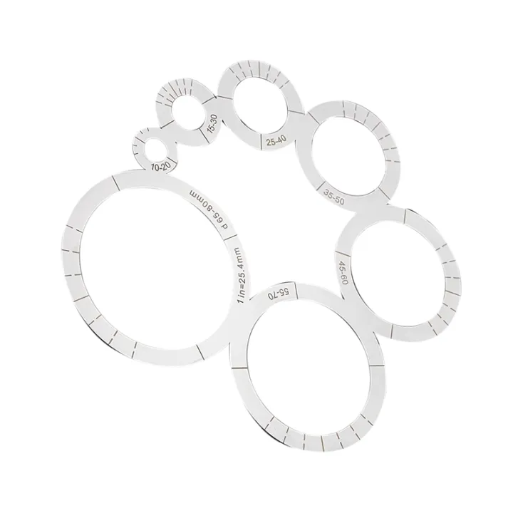 Leather Cutting Tools Corner Cutting Ruler Metal Circle Template ...