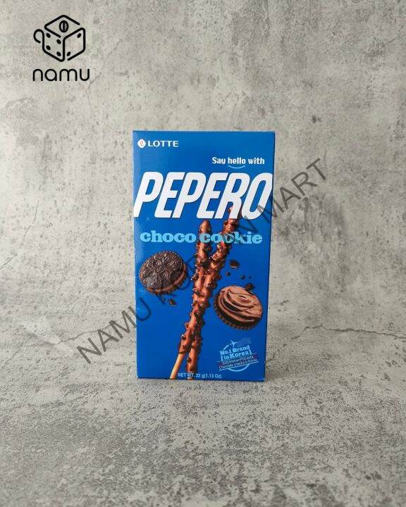 LOTTE Pepero Choco Cookie 32gr - Biskuit Stik Salut Coklat - Rasa ...