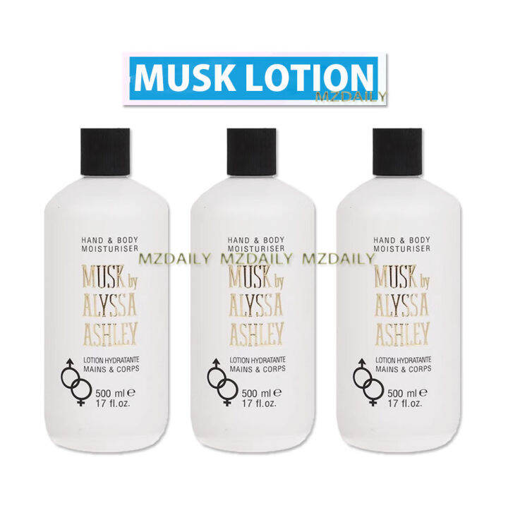 ( SET OF 3 ) MUSK by ALYSSA ASHLEY LOTION 500ML | Lazada PH