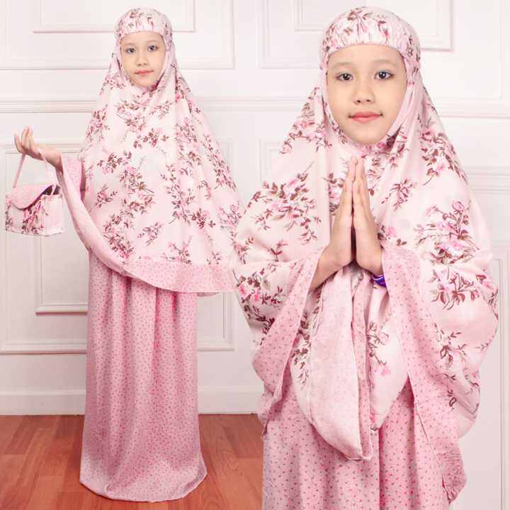 COD MV ANAK RAYON BALI FATIMAH FREE TAS MUKENAH ANAK STANDAR 5-7 THUN ...
