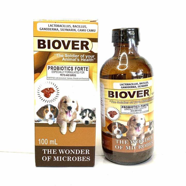 Ready stock VET SUPPORT 100 ML BIOVER Probiotics forte for PET Biover ...