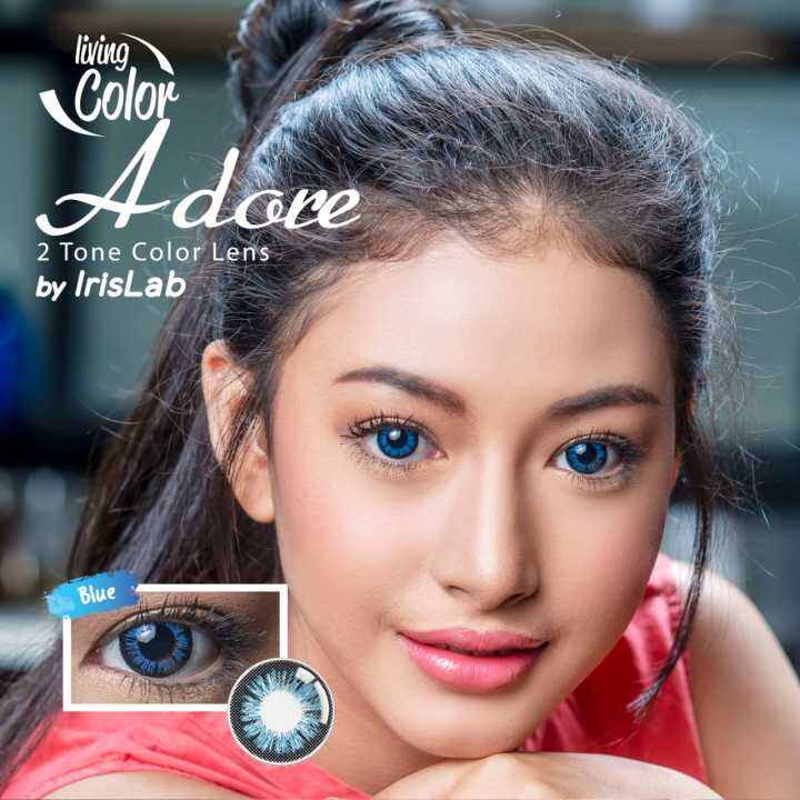 SOFTLENS LIVING COLOR ADORE BLUE MINUS DAN NORMAL | Lazada Indonesia