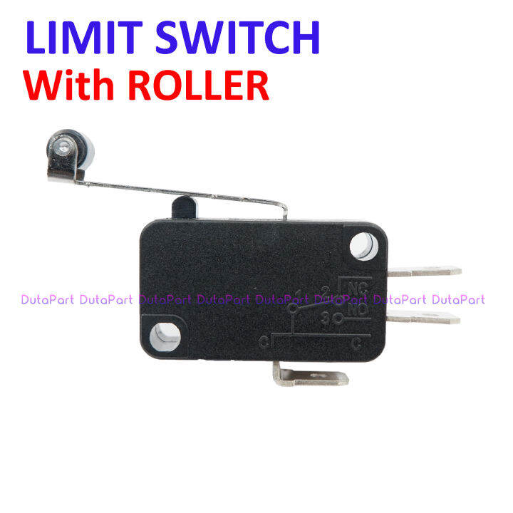 10 PCS Limit Switch Roller Roda Panjang Saklar Pembatas Micro Switch ...