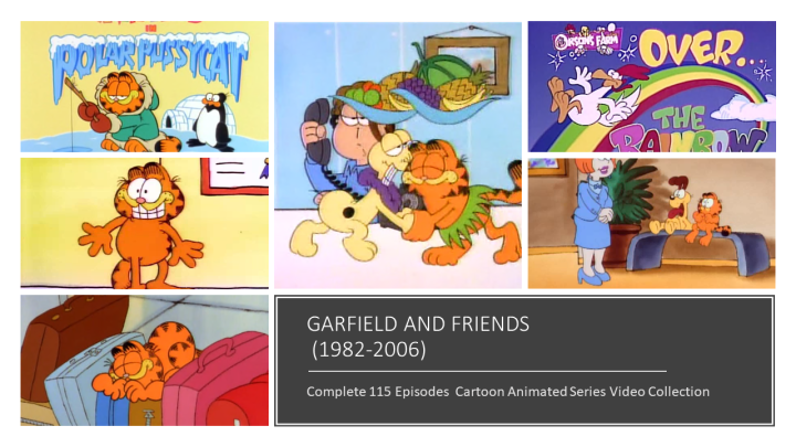 GARFIELD AND FRIENDS Cartoons Animated Series (1982-2006) Complete 115 ...