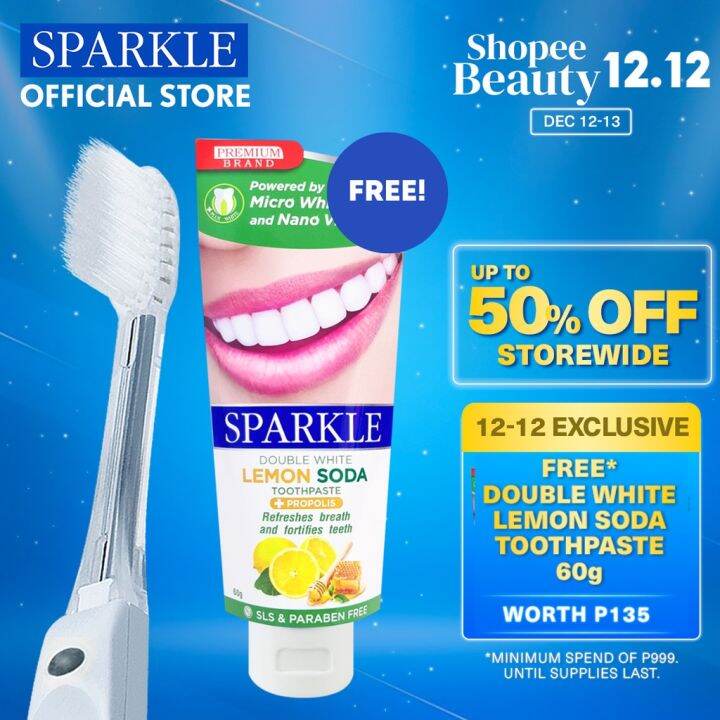 limited-time offer SPARKLE Ionic Toothbrush With Revolutionary Technology Assorted Colors ...
