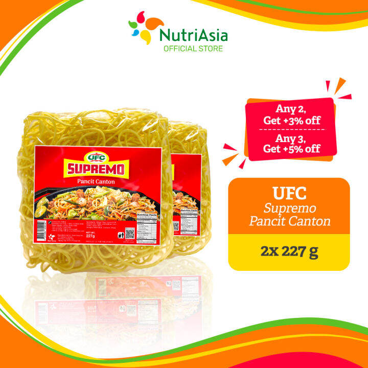 UFC Supremo Pancit Canton 227g Bundle of 2 | Lazada PH