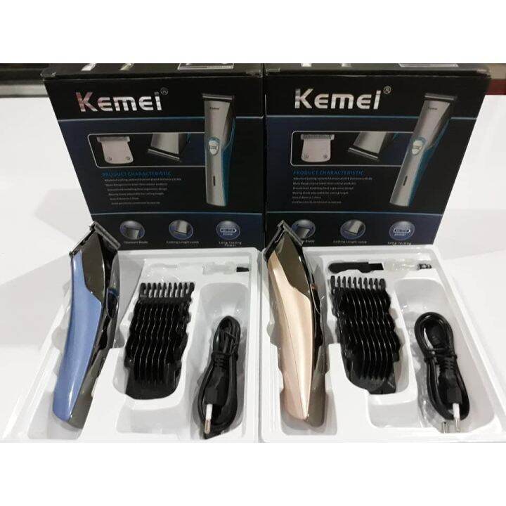ส่งด่วน Kemei KM720 ใหม่ล่าสุด ปัตตาเลี่ยน ไร้สาย โกนหนวด ตัดผม KM-720 พิเศษใบตัดไทเทเนียม คม ...