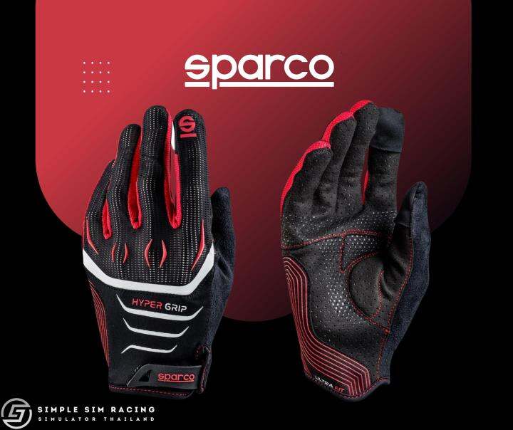 Sparco Hypergrip Gaming Gloves (Red) | Lazada.co.th