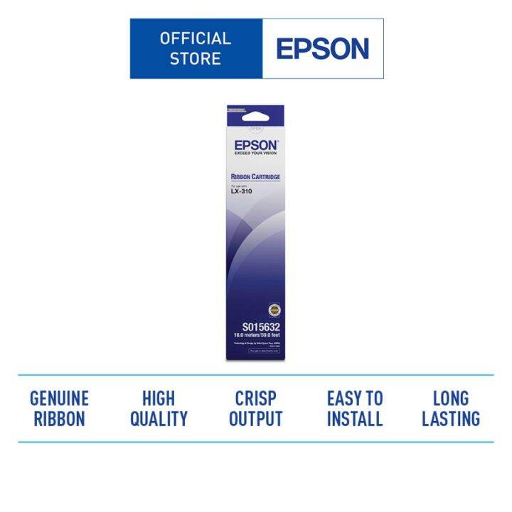 Epson Ribbon Cartridge / Pita / Tinta LX 310 LX310 Original | Lazada ...