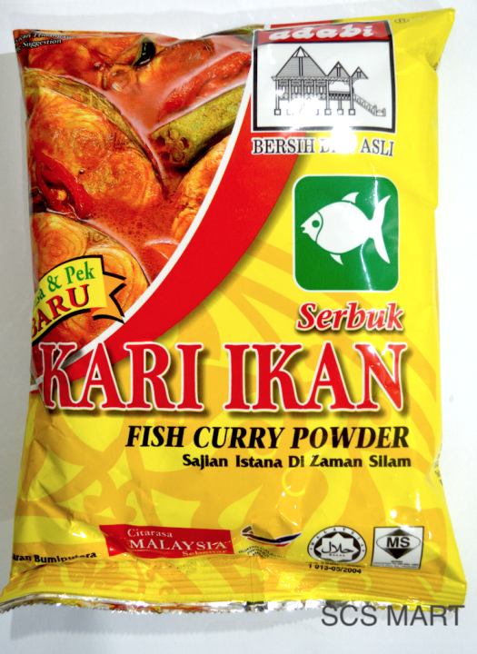 Adabi Fish Curry Powder 250g Serbuk Kari Ikan | Lazada