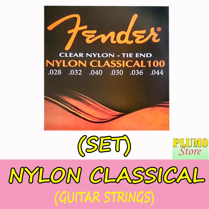 NYLON CLASSICAL (fender)guitar string set | Lazada PH